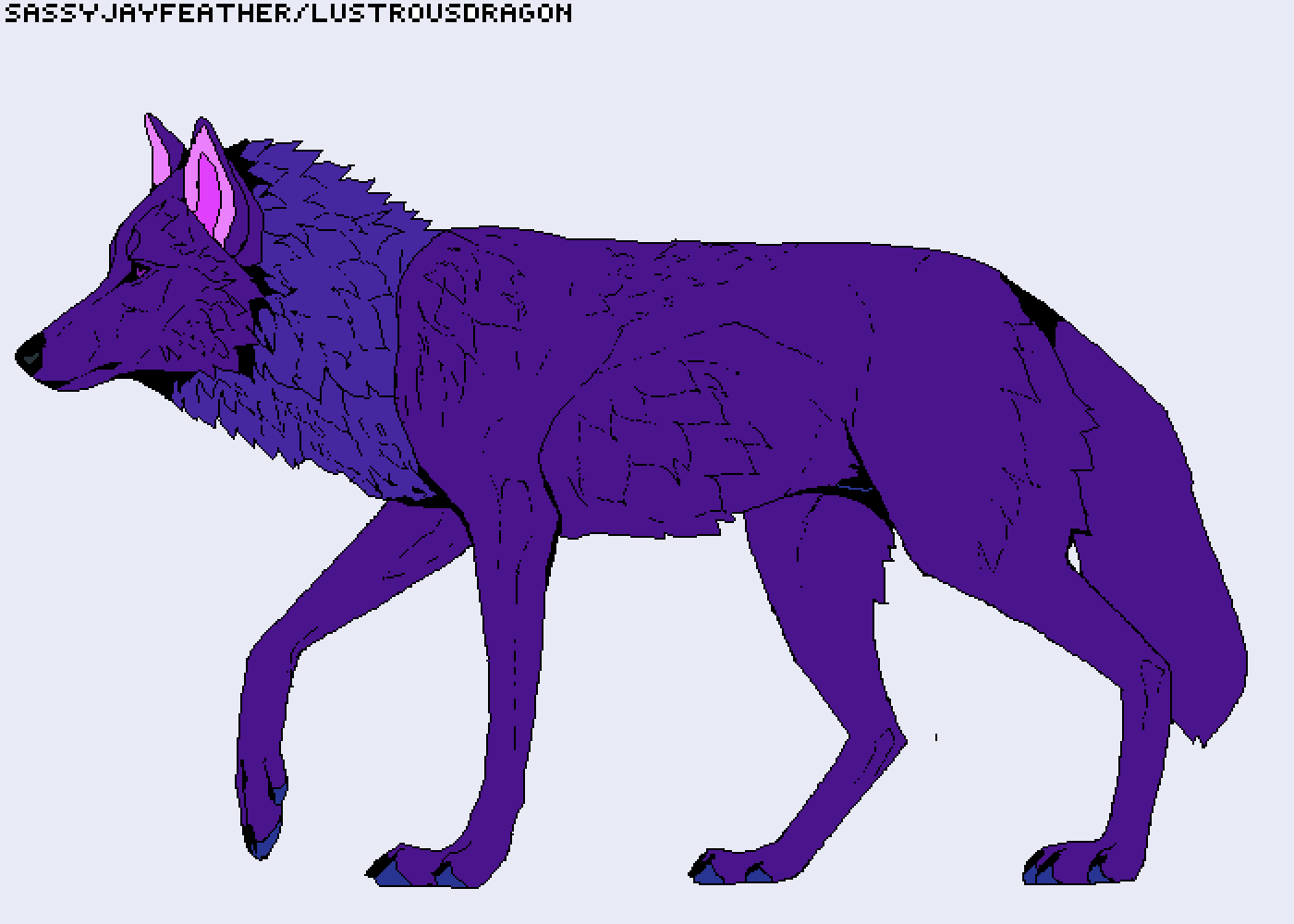 Pixilart - F2U wolf base v 2 by shadow-girl-500