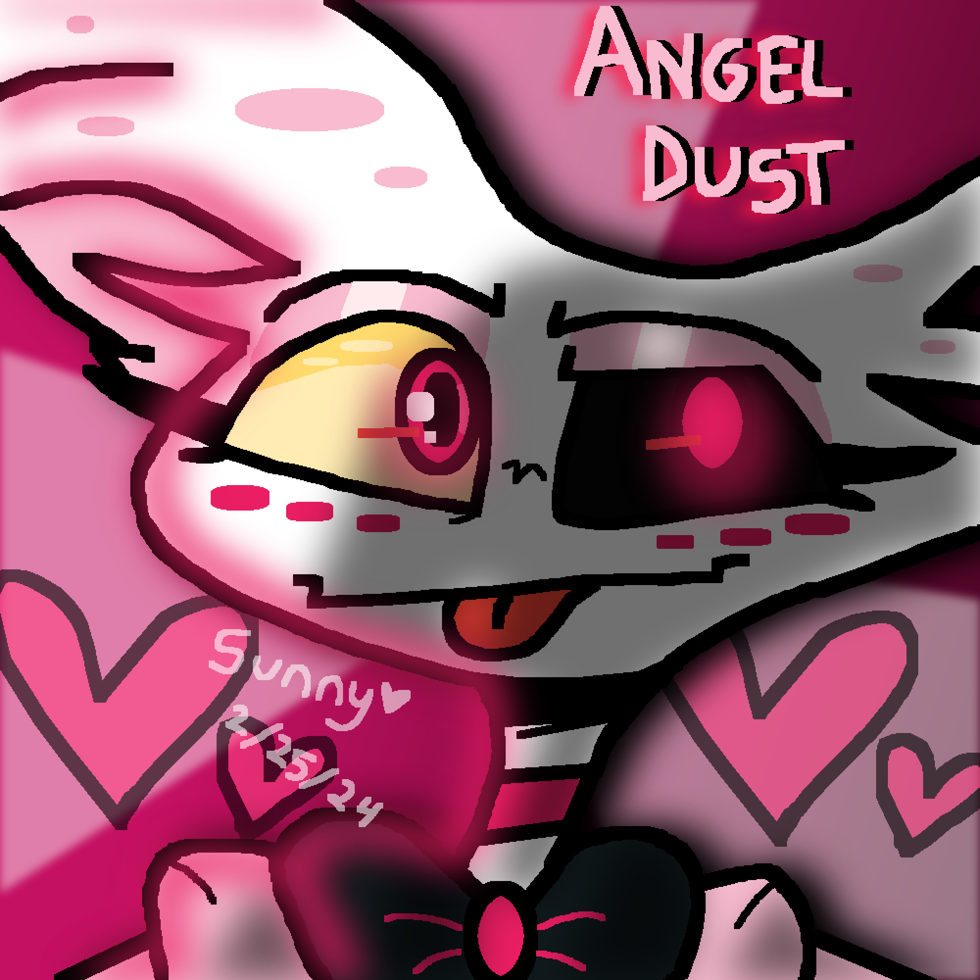 Pixilart - 🕷💖ANGEL DUST💖🕷 by Sunwing