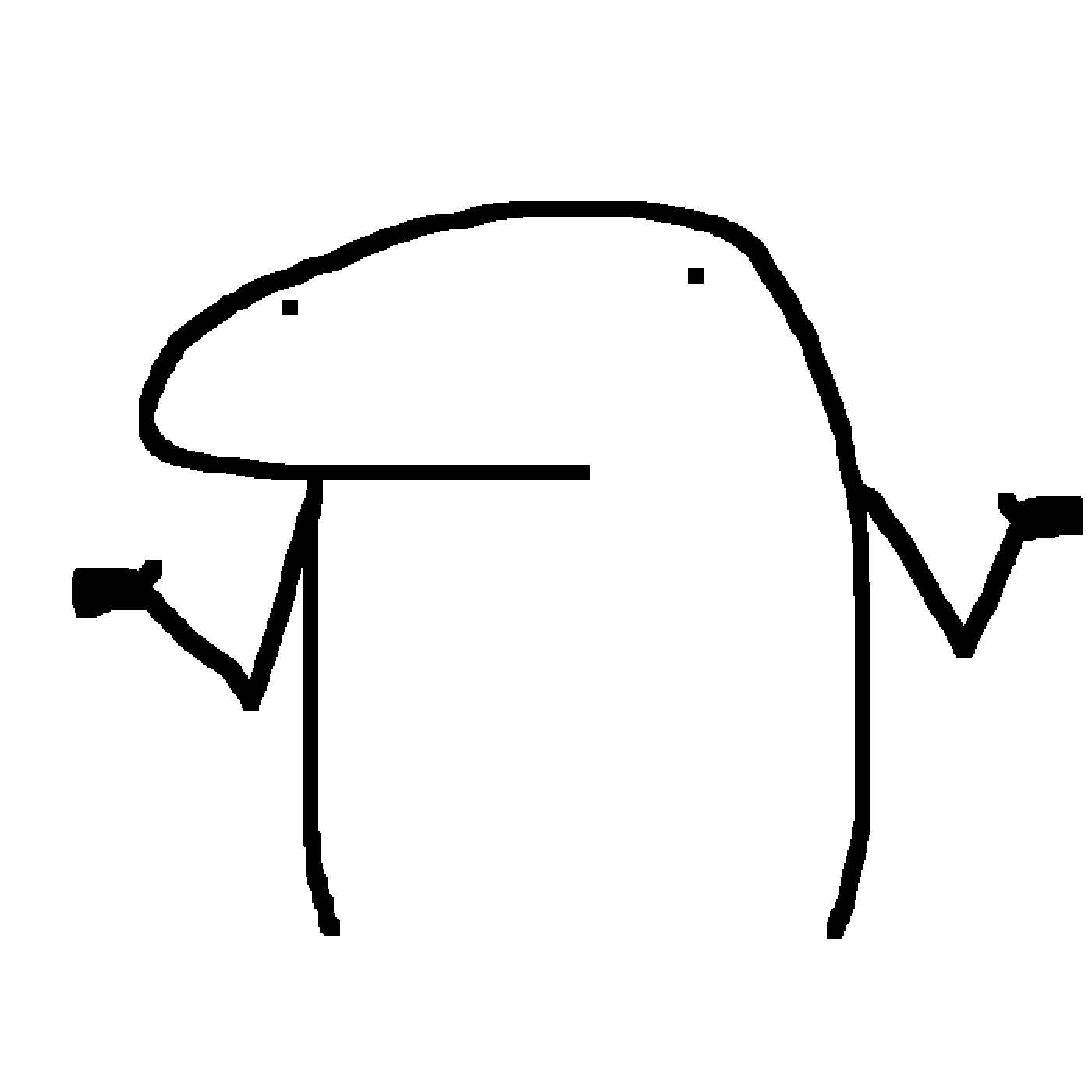 Pixilart - Shrug by the-Psychopomp