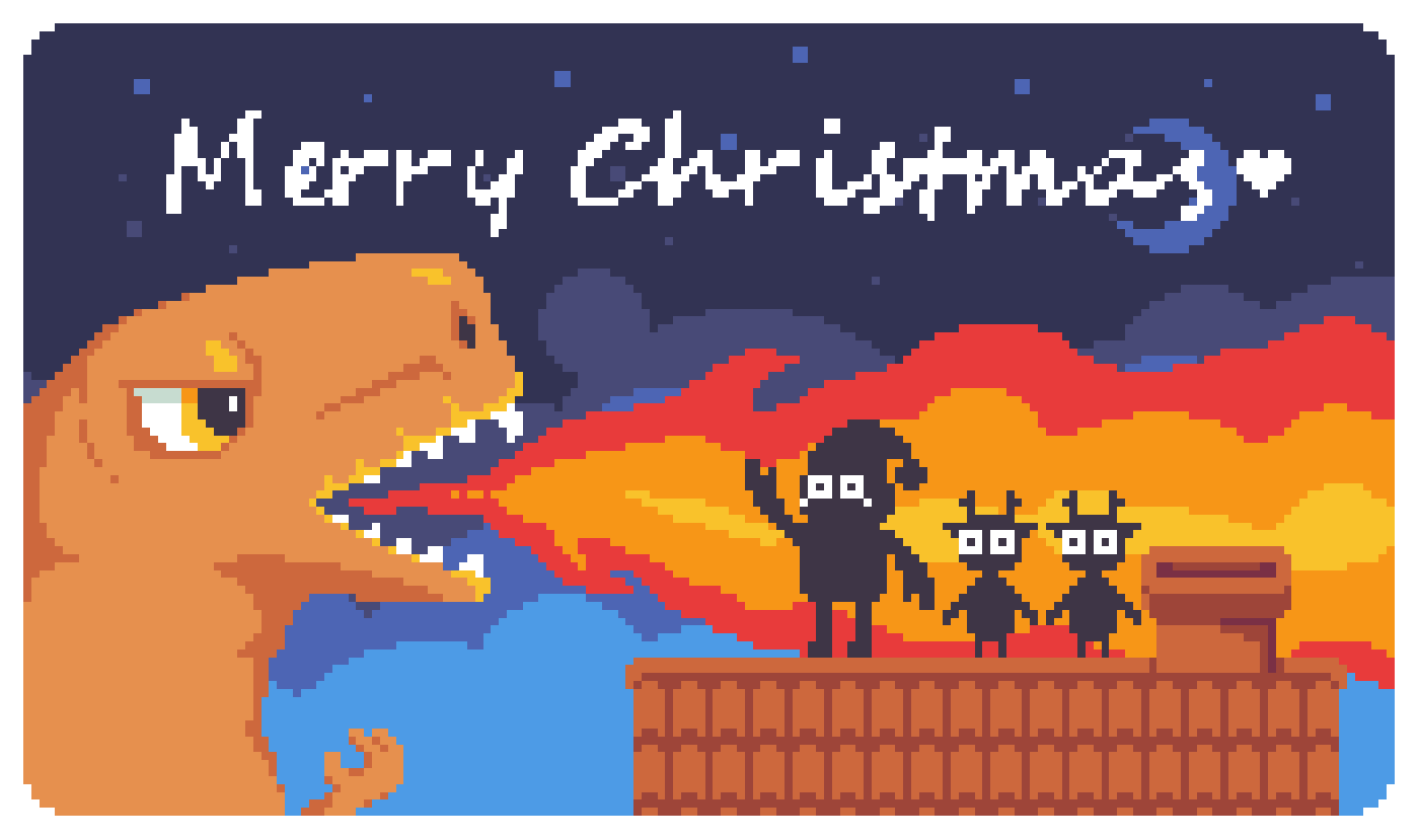 Pixilart - Santa on fire by JHL