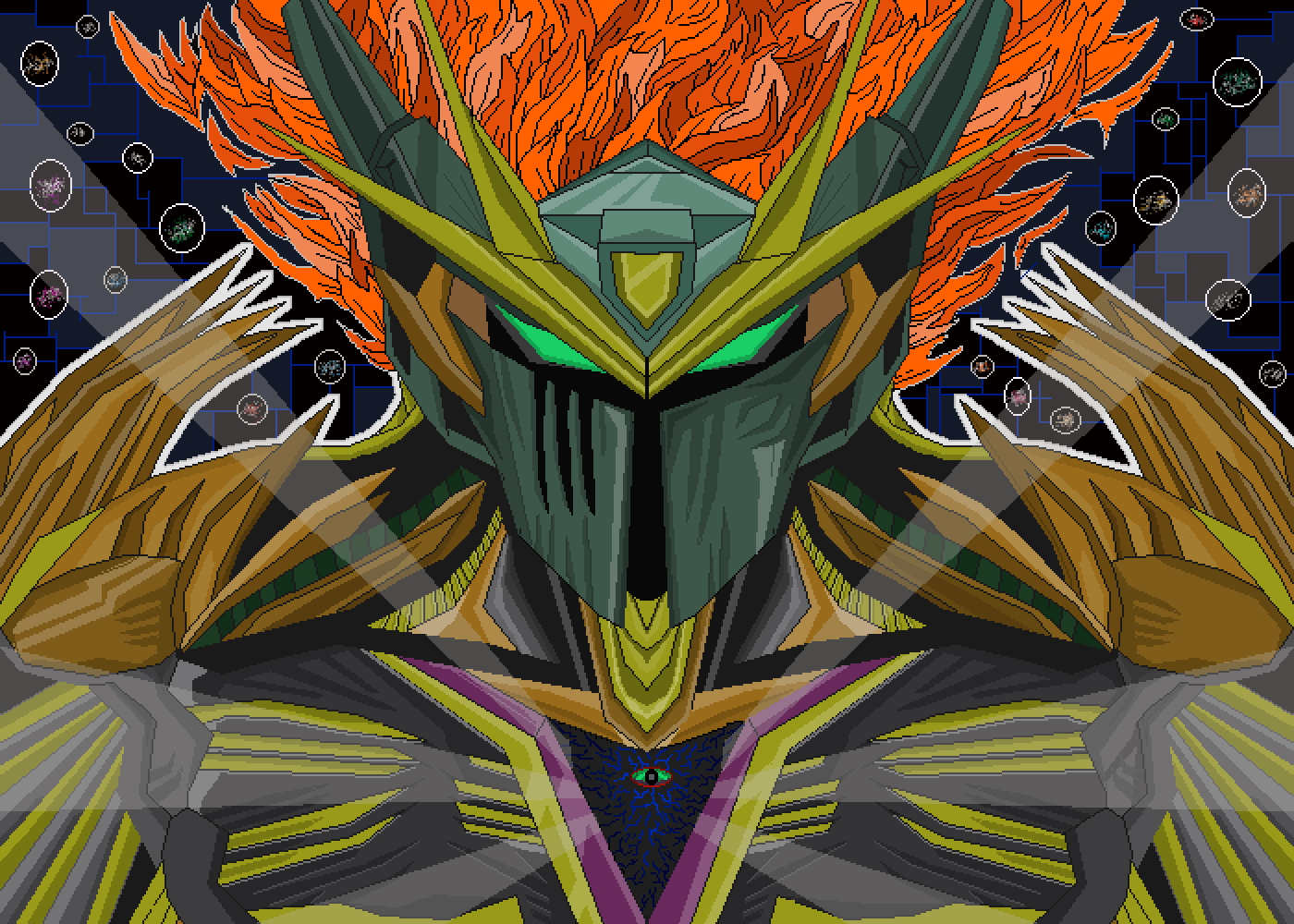 Pixilart - MULTIVERSE cosmic God by Allangerard