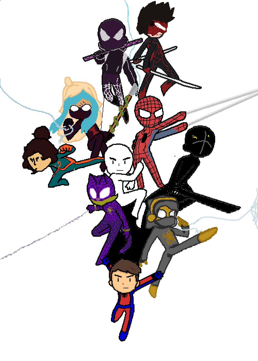 Pixilart - Create you own Spider-Man persona! by dog-personal