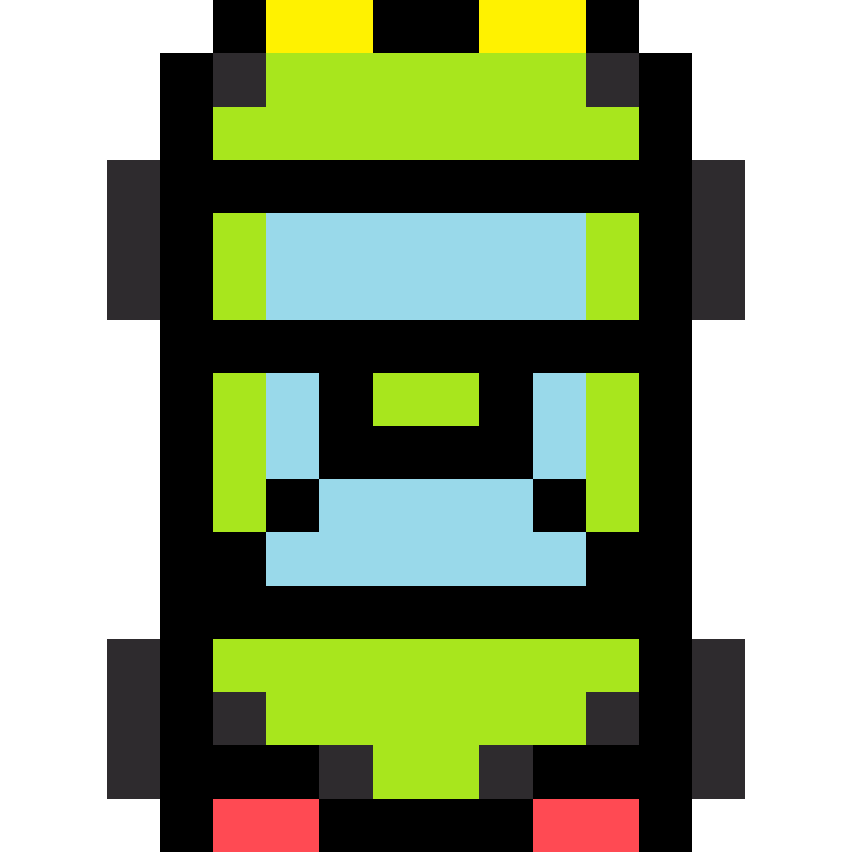 Pixilart - Simple Green Car by SrMoyano