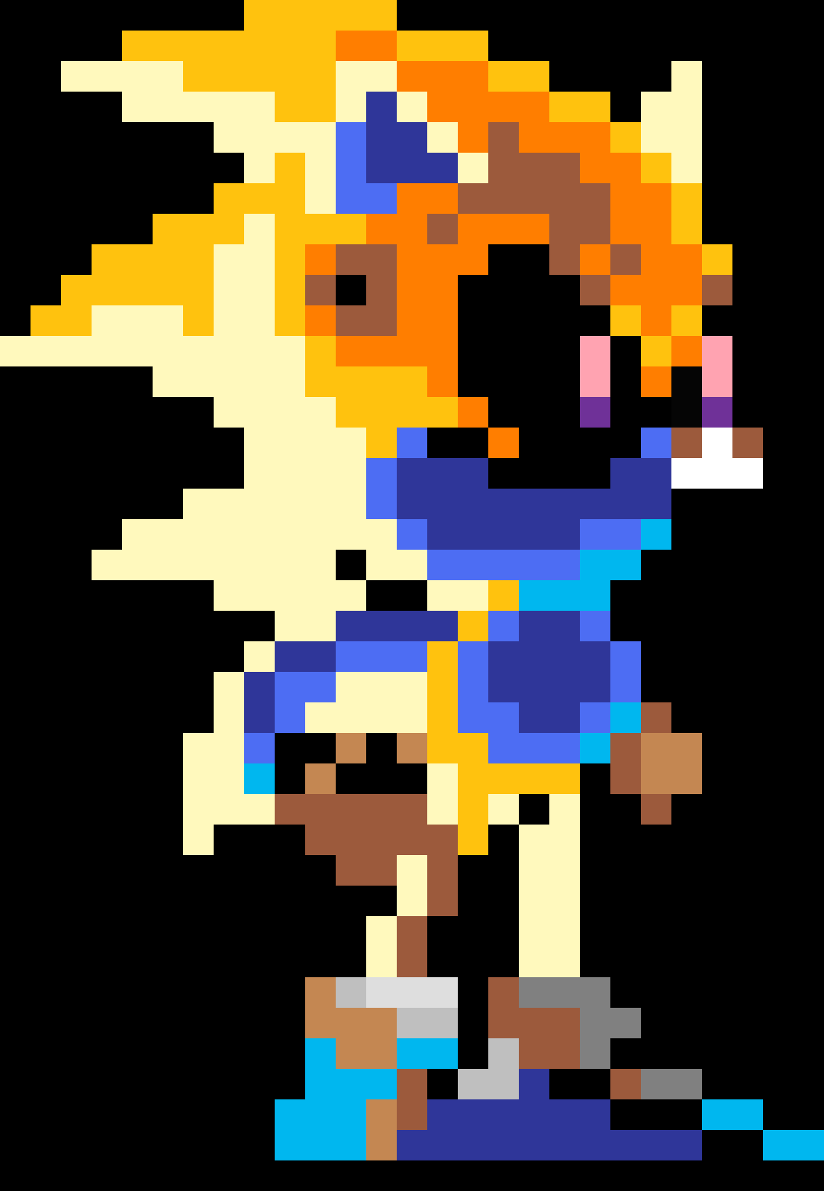 Pixilart - Inverted Sonic. by Anonymous