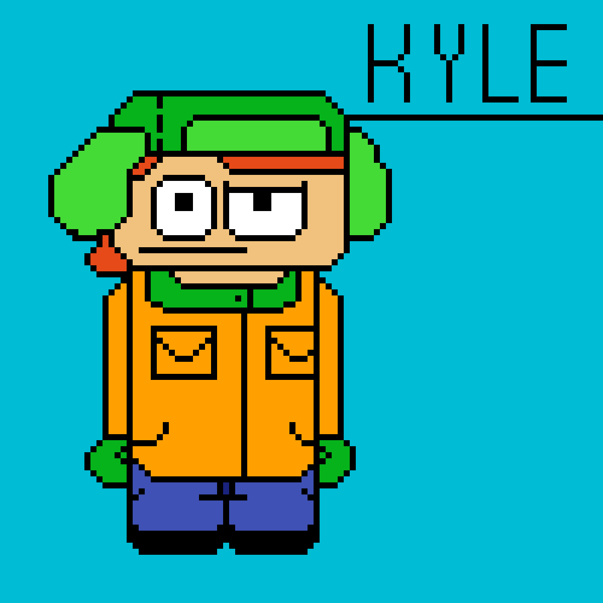 Pixilart - Kyle Broflovski (South Park) by FatHead250