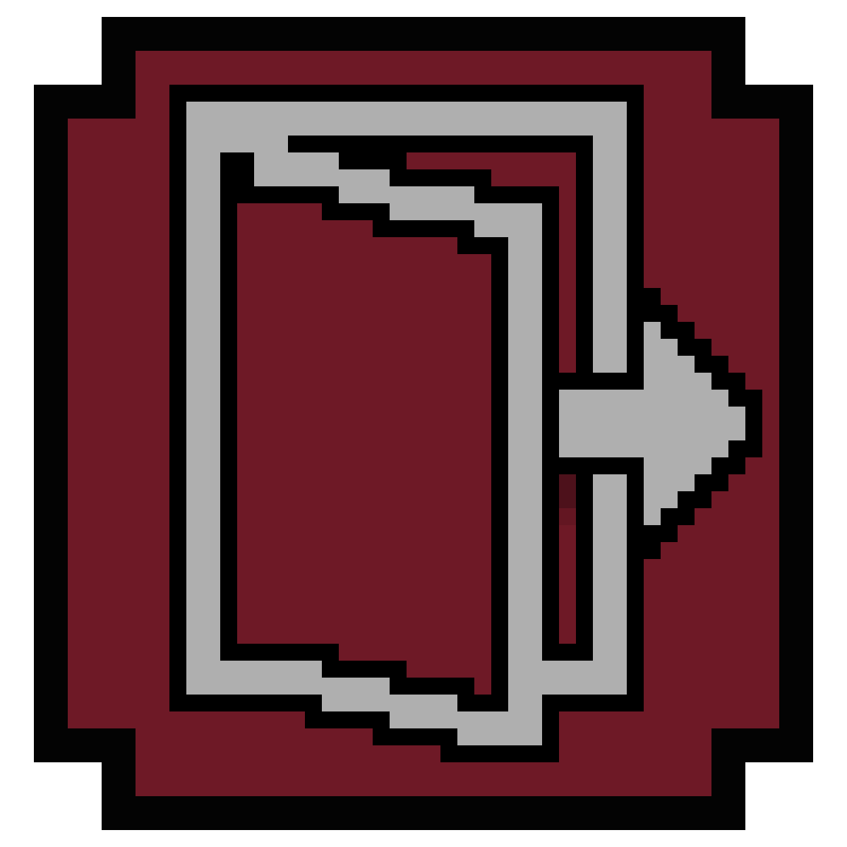 Pixilart - Exit button (active) by almoooooooooooo
