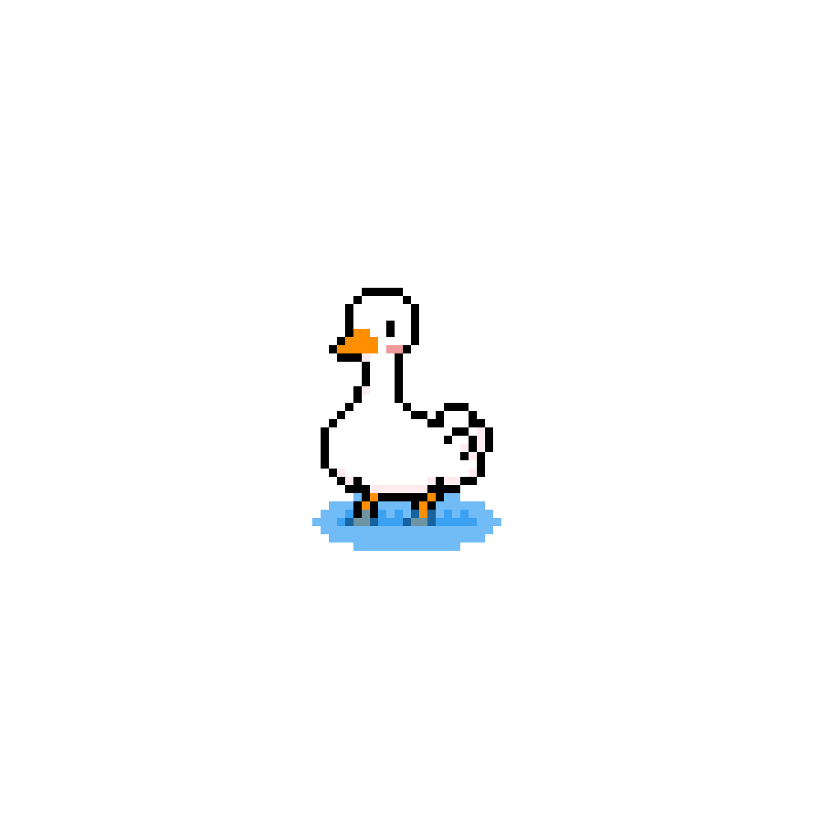 Pixilart - Goose Puddle by MwallaceTheBest