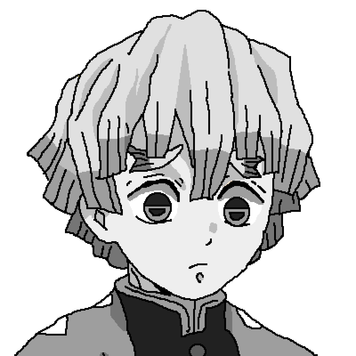 Pixilart - Zenitsu Agatsuma Base by nobodyhereJY