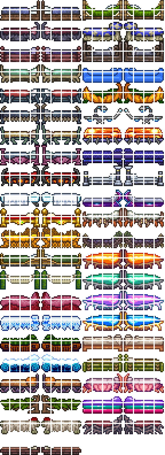 Pixilart - Terraria Tile ID #79 | Bed by tSpritesheeter