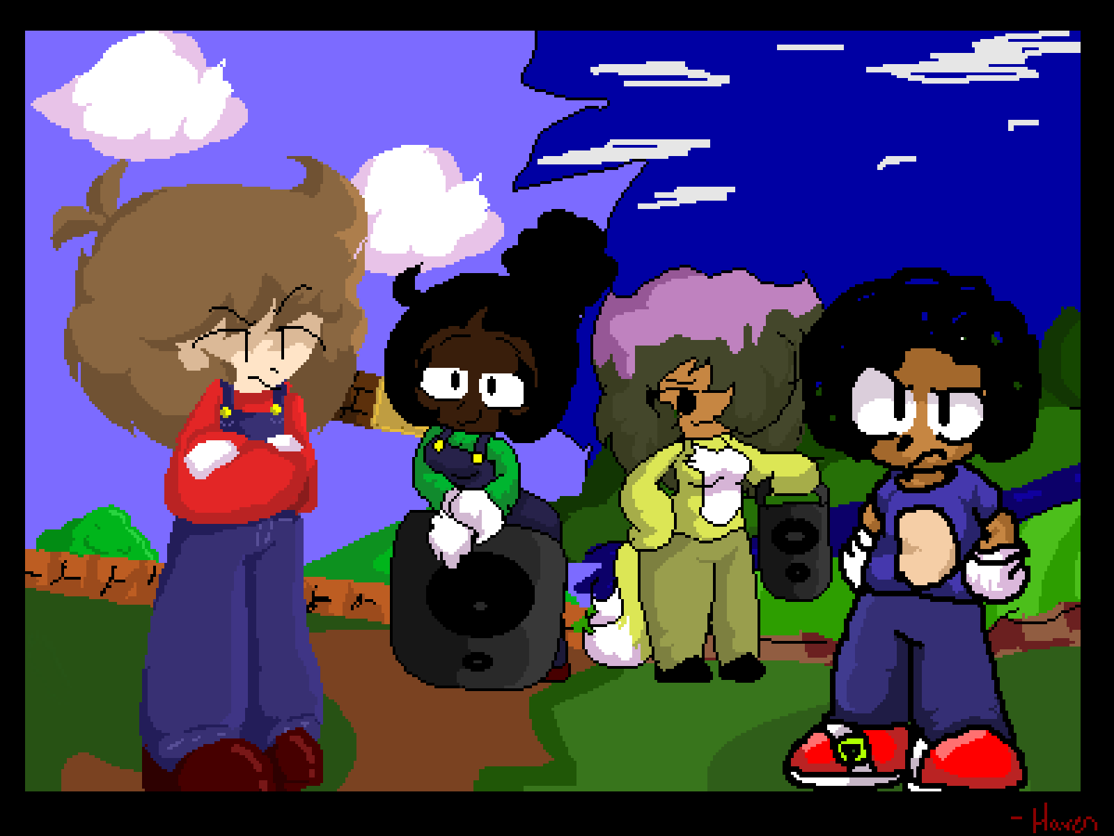 Pixilart - Occasional Rivalry! by HavenZArteest