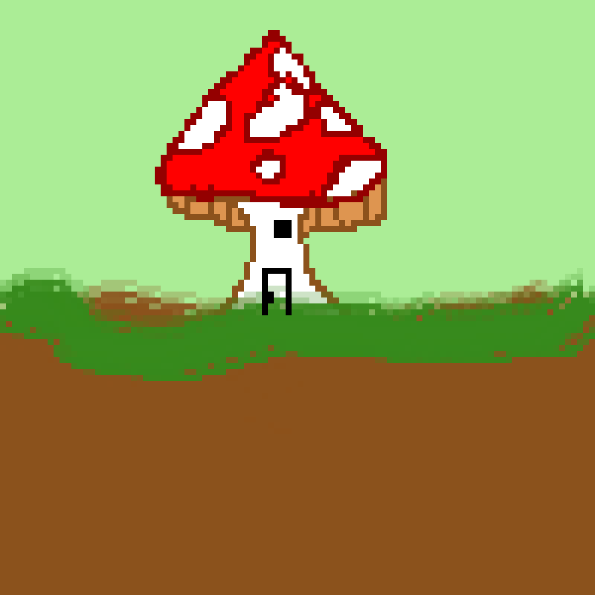 Pixilart Mushroom By Gayfrog3
