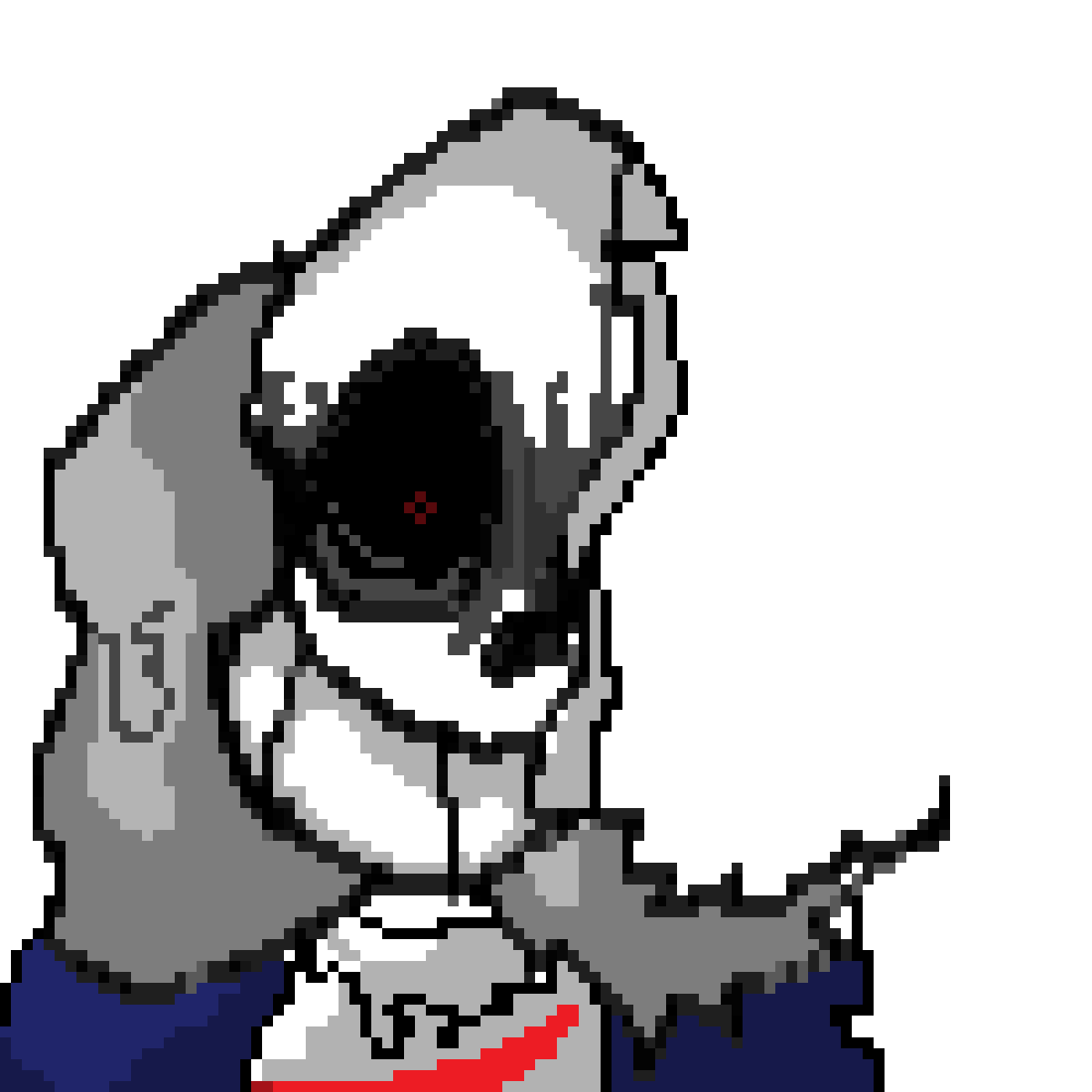 Pixilart - Tortured_Tale sans [My AU Remake] by LostGuy