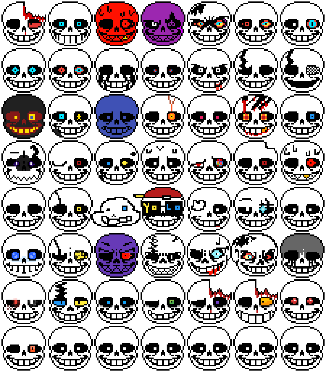 Pixilart - JUST RANDOM SANS AUS by bvbvbv