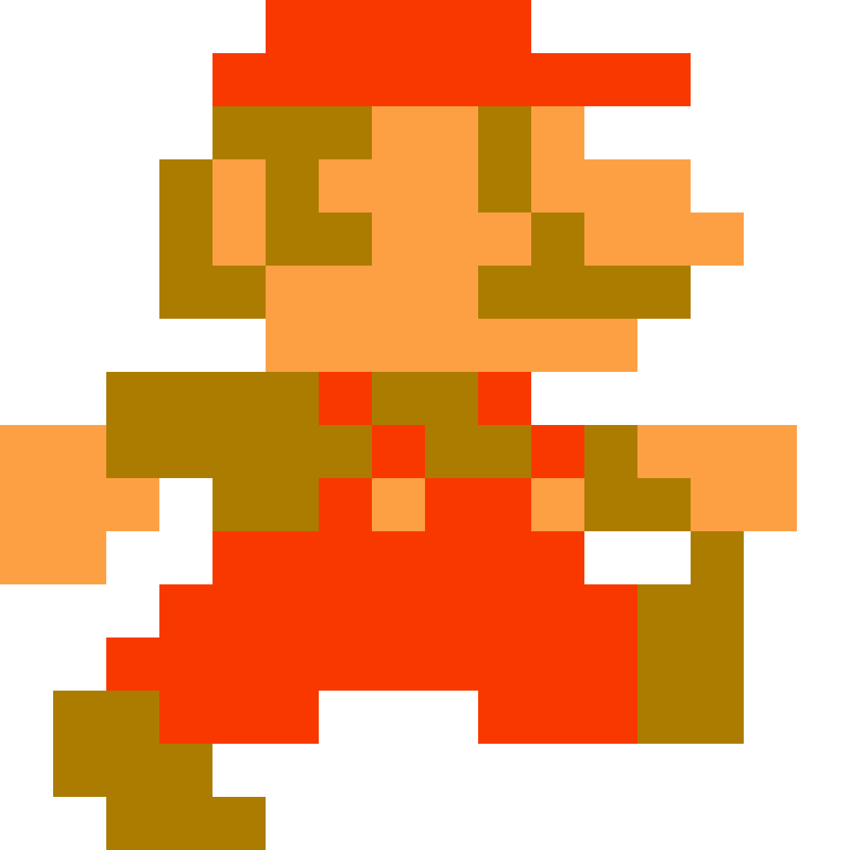 Pixilart - Transparent Mario’s Walking Sprite by lol12222