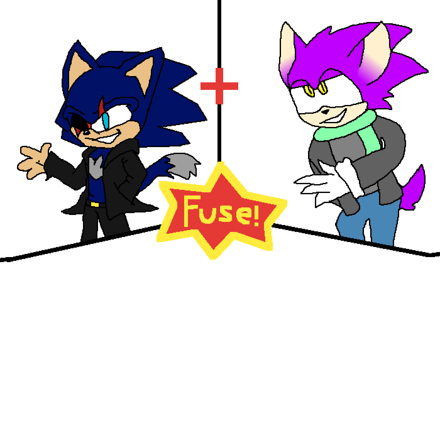 Pixilart - FUSION HAA edit by Hedge-with-ruby