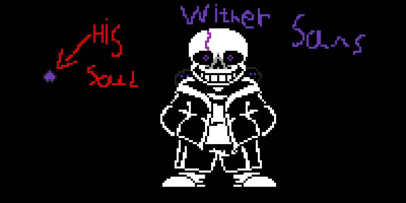 Pixilart - wither sans my take by Anonymous