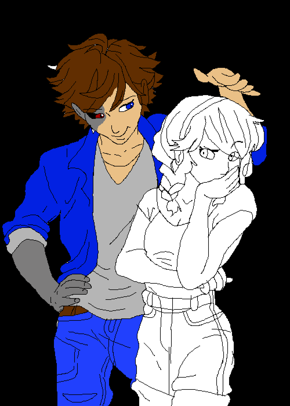 Pixilart - Couples BASE by nero-of-dmc