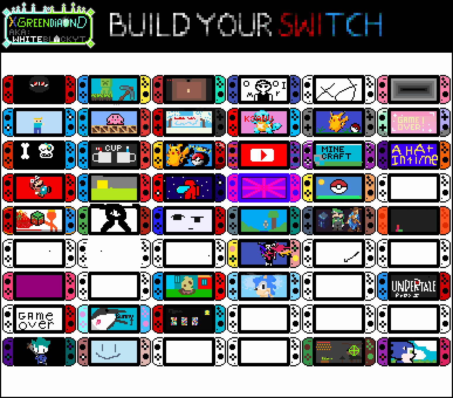 Pixilart - Build ur switch by Osimachu