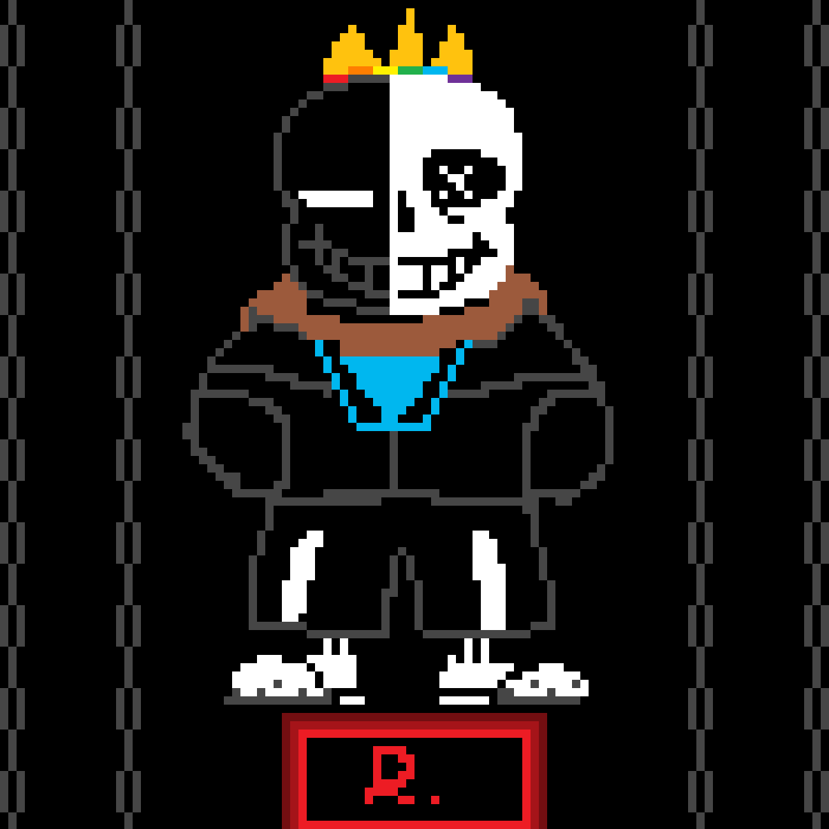 Pixilart - King Multiverse Sans. by reall