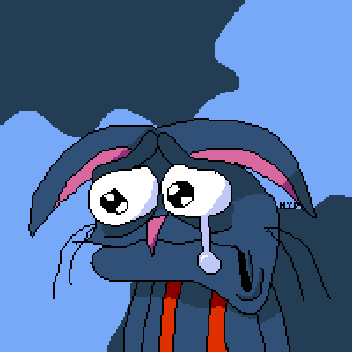 Pixilart - Mittens be sad by YoshisaurTheIII