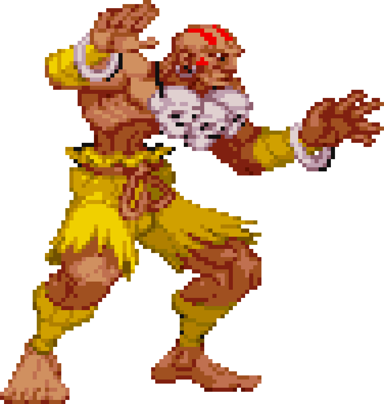 Pixilart - Street Fighter Alpha Dhalsim by ArturoVerse