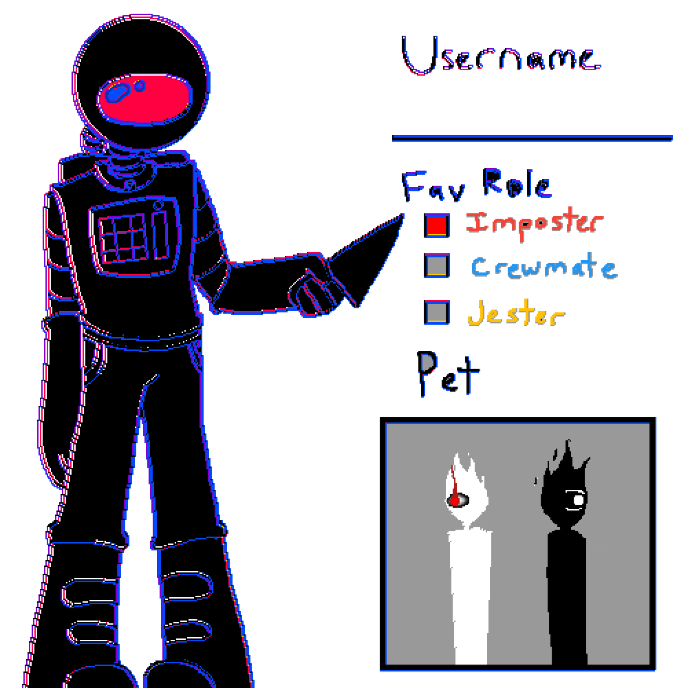 Pixilart - Among Us OC Base by Maskova