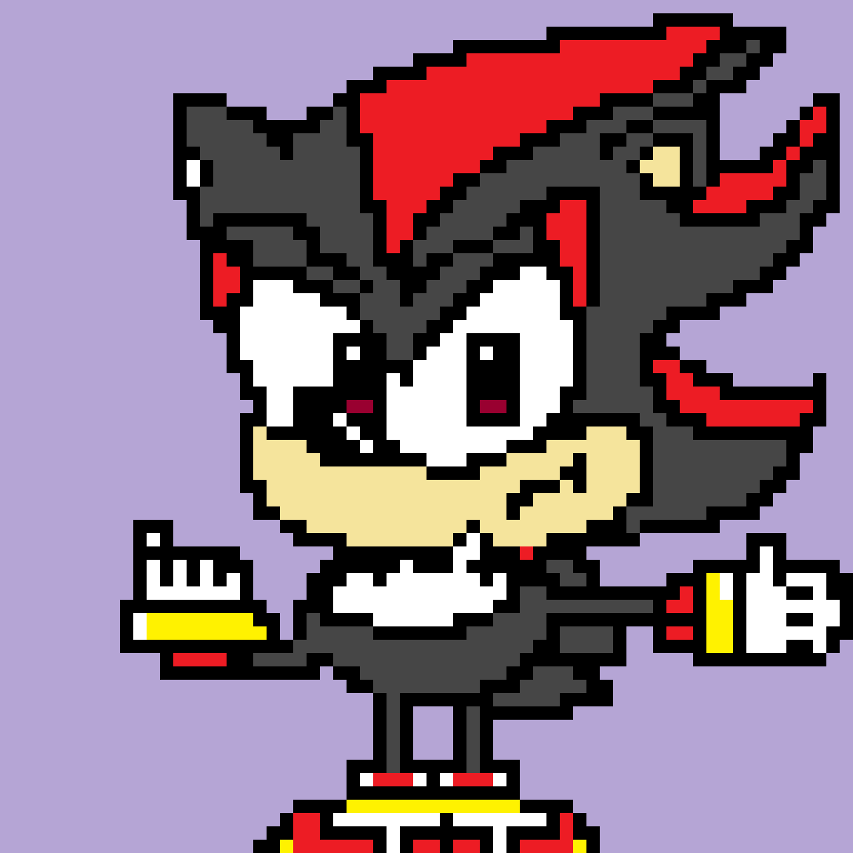 Pixilart - Shadow the Hedgehog! by Estrobased