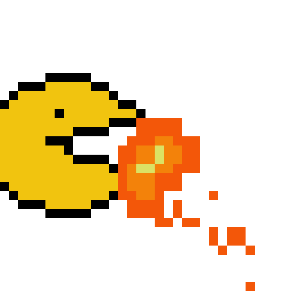 Pixilart - Pacman got hungry by ICEMAN8000