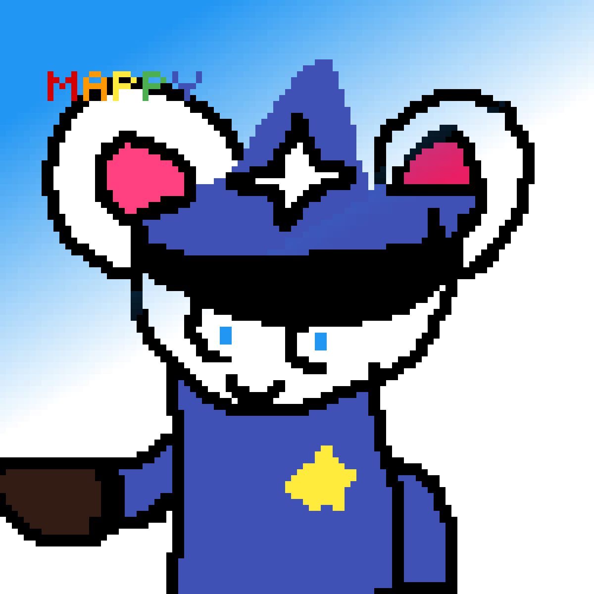 Pixilart - Mappy 8-Bit by TaizoFromDigDug