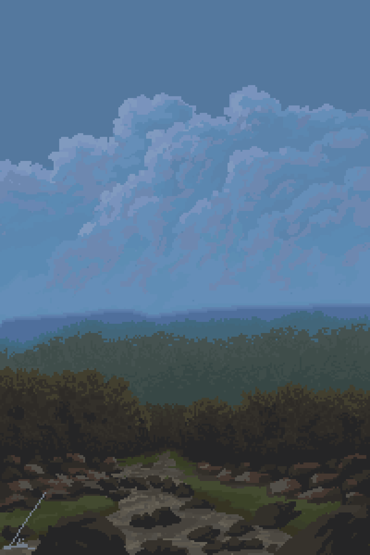 Pixilart - Blue by xciiart