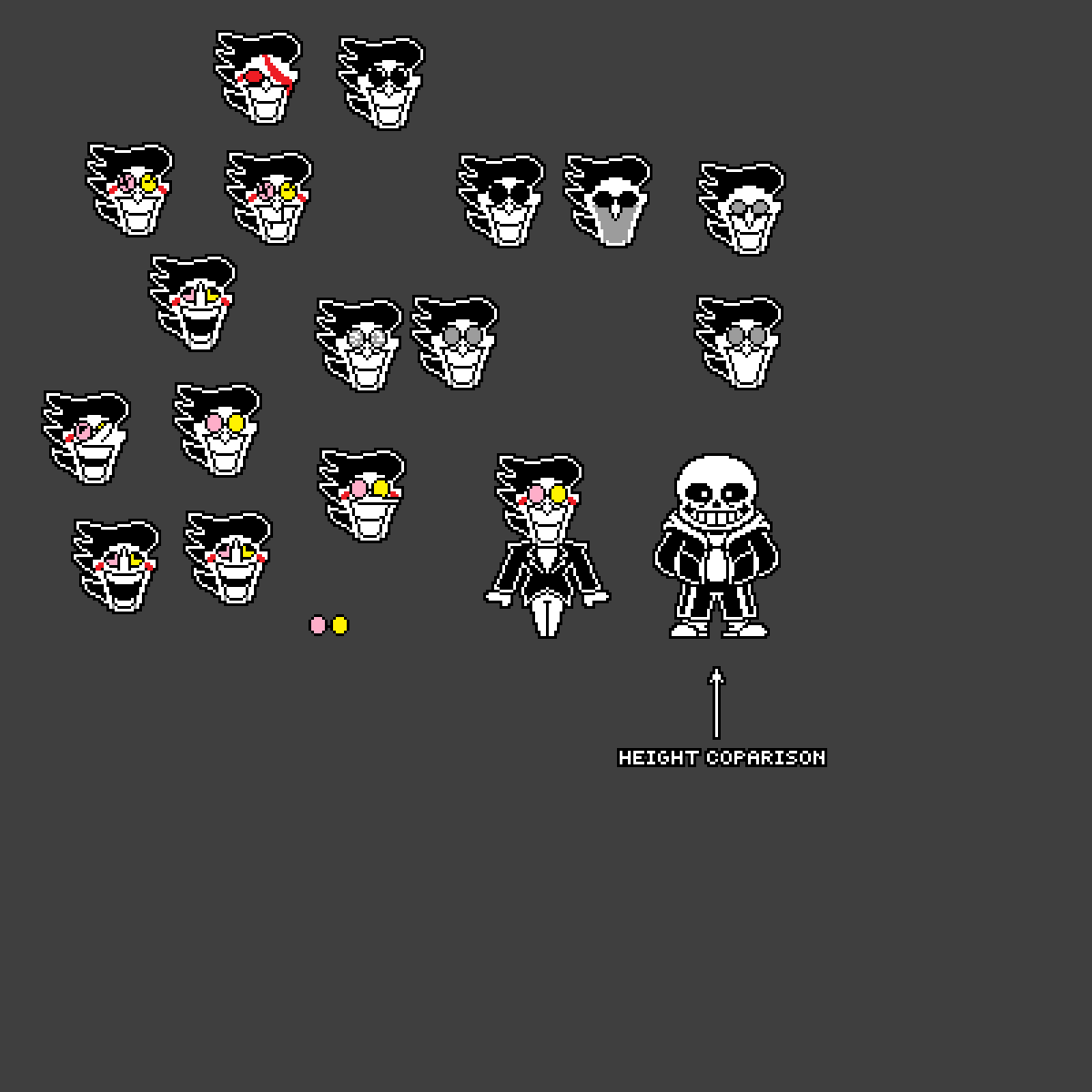 Spamton (OLD) Palette - Pixilart