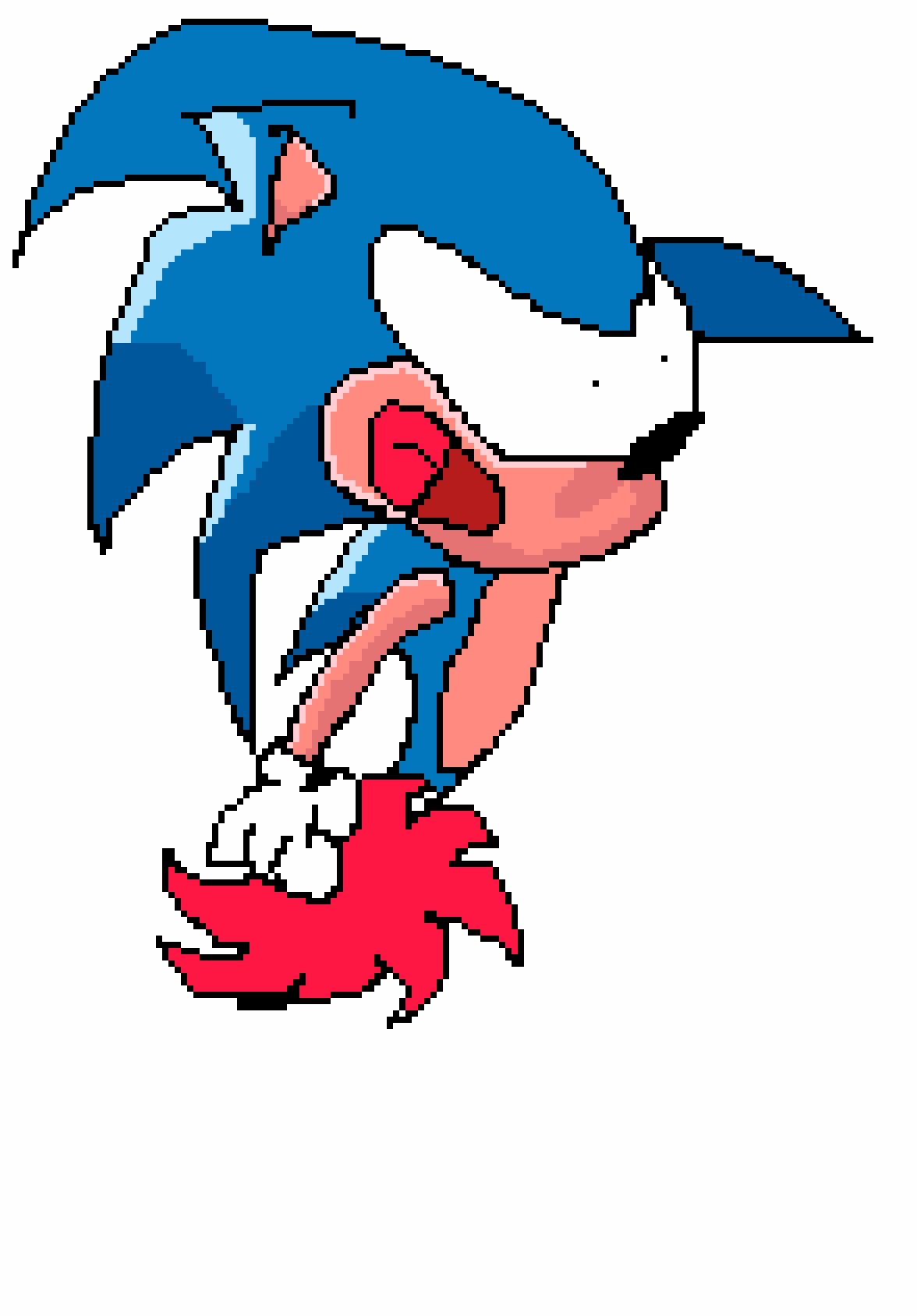 Pixilart - sonic and water by SonicT-Hedgehog