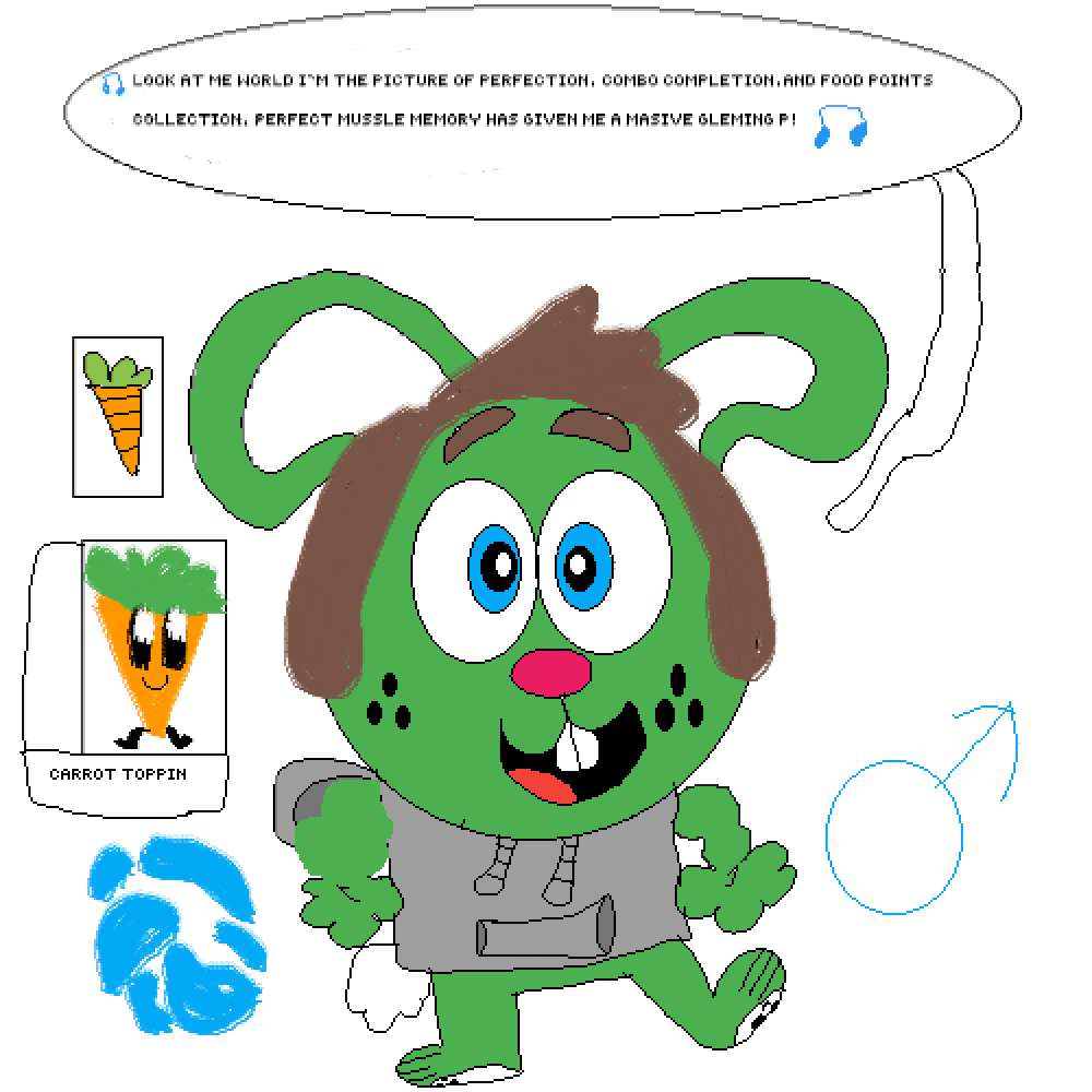 Pixilart - The Fursona Bunny base (fit and buff) by super-kid-06521