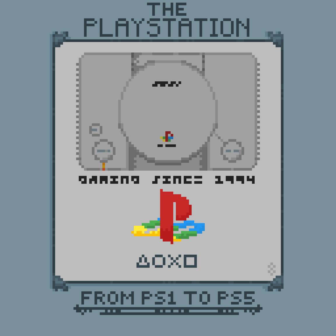 Pixilart - Sony Playstation Tribute by 8-Bit-Retro