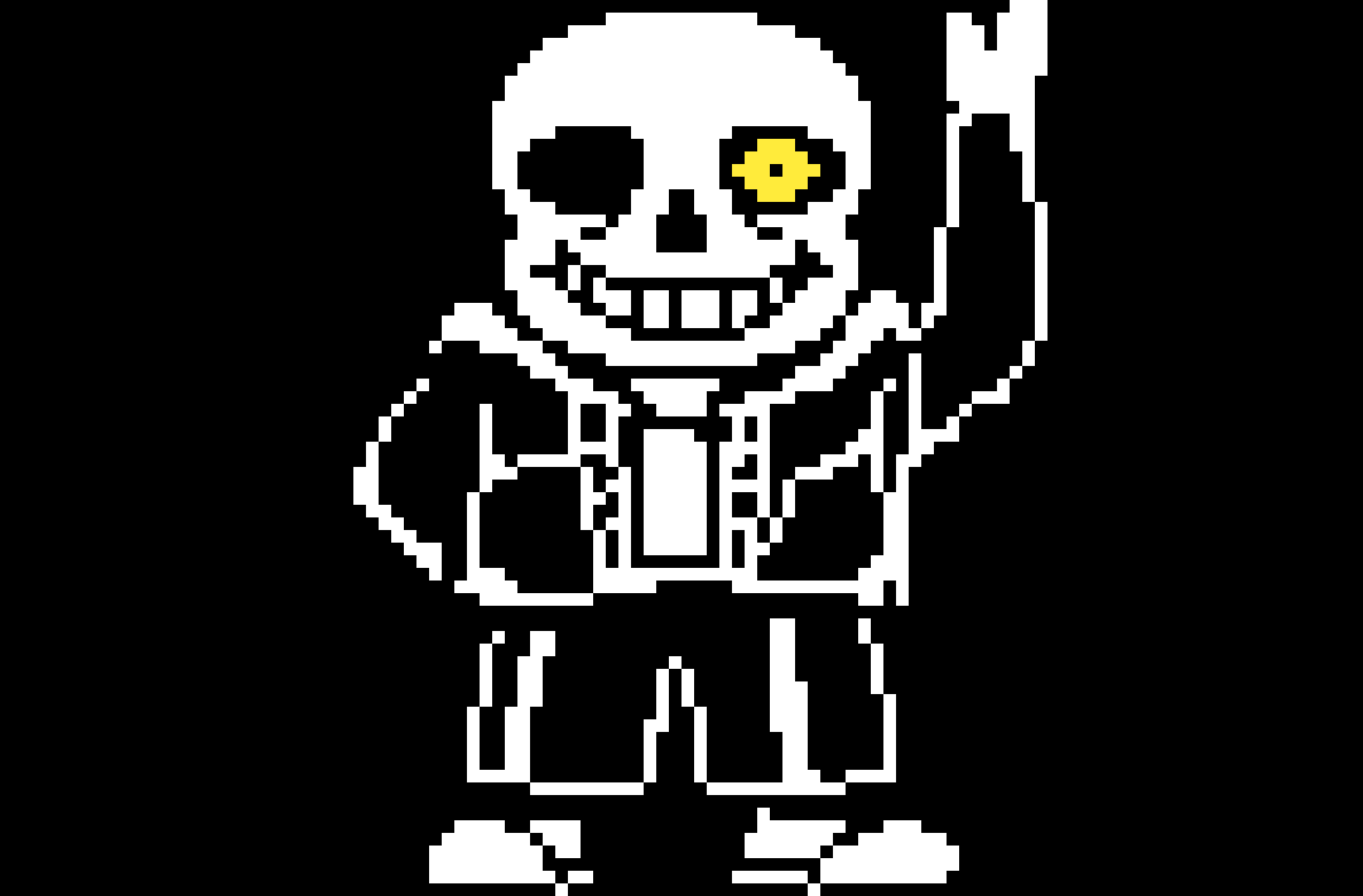 Pixilart - Day 38.5: My first sans animation by sciencetroller
