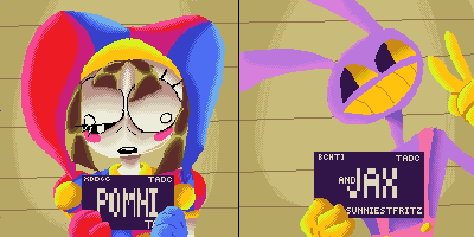 Pixilart - Barbie Scene but Pomni and Jax by Sunniestfritz