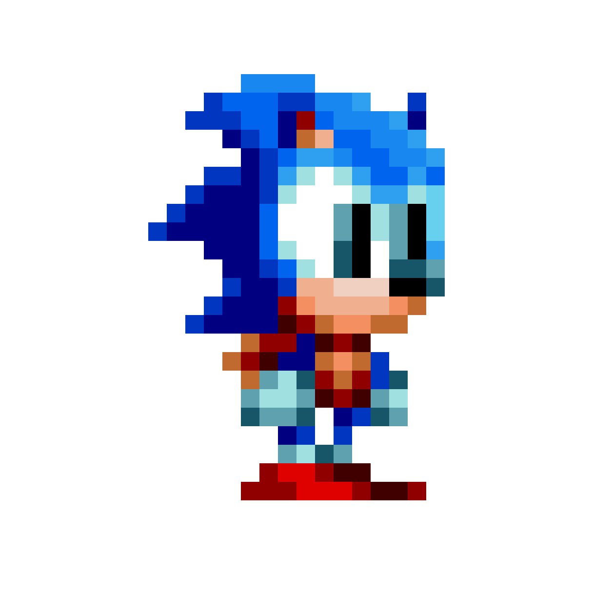 Pixilart - Sonic idle by Littleanimates