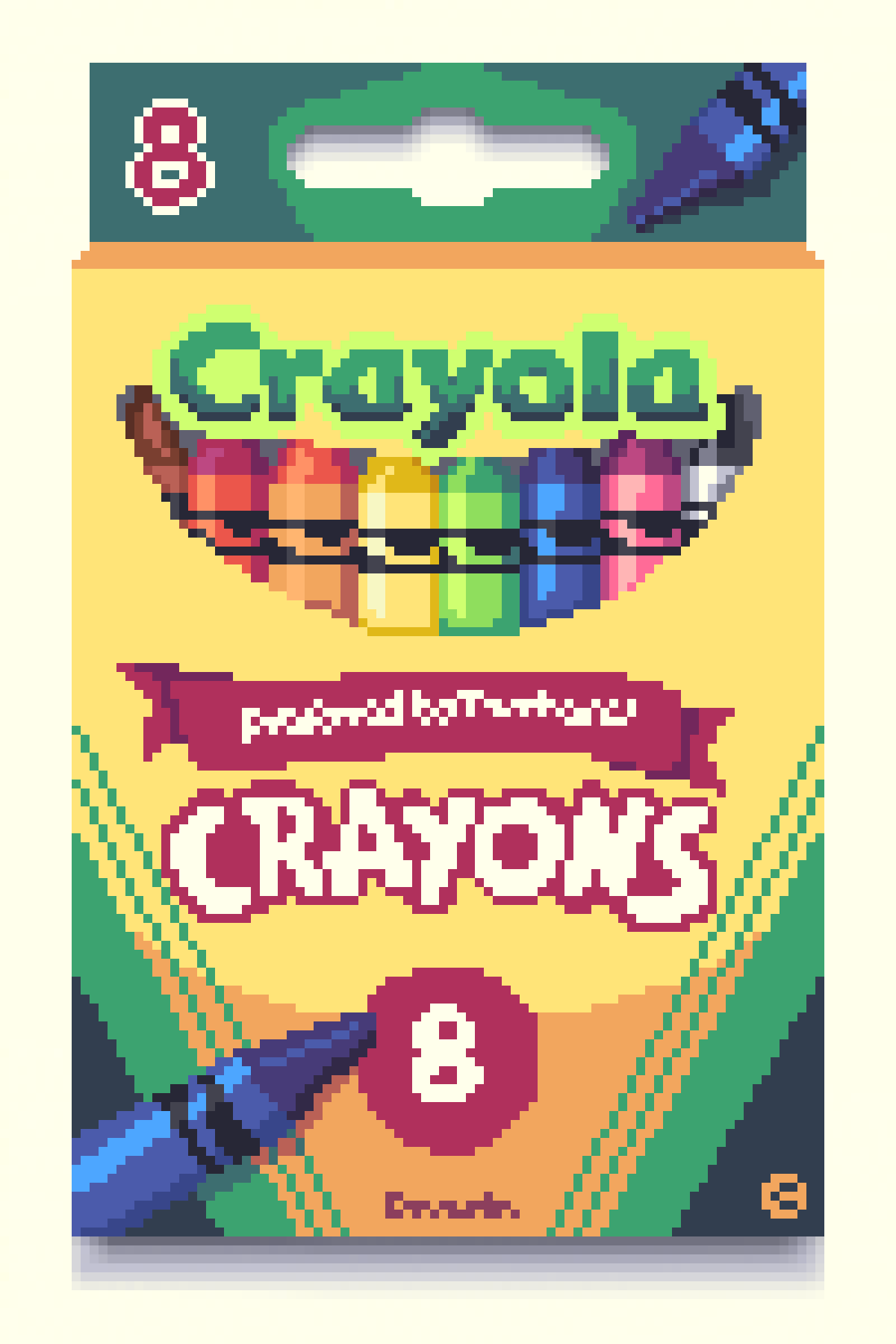 Pixilart - Crayon box by Platinumman22
