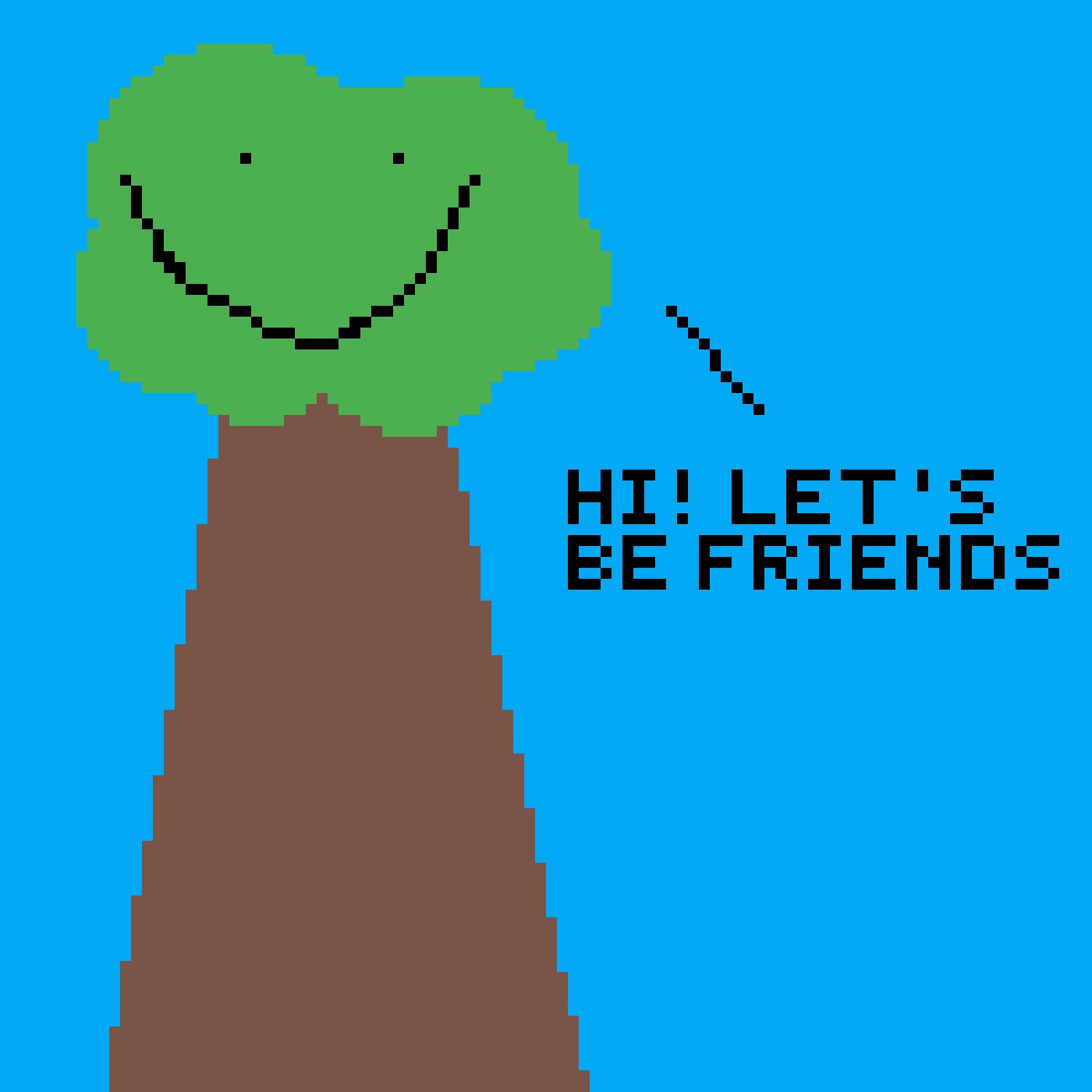 Pixilart - a CRINGE looking tree by Gamechasing170