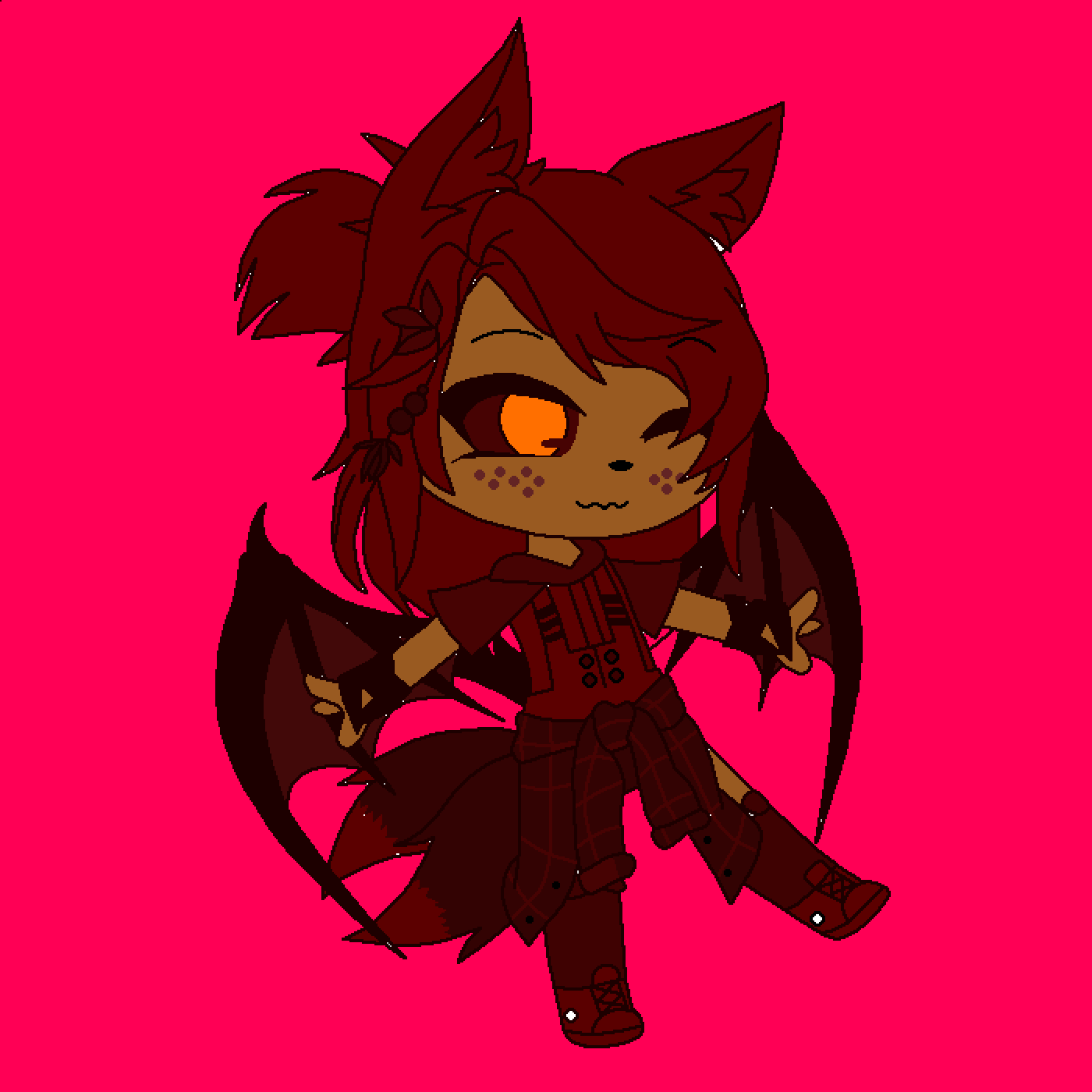 Pixilart - Cute Gacha Fox Base~ by Rosedog-lover