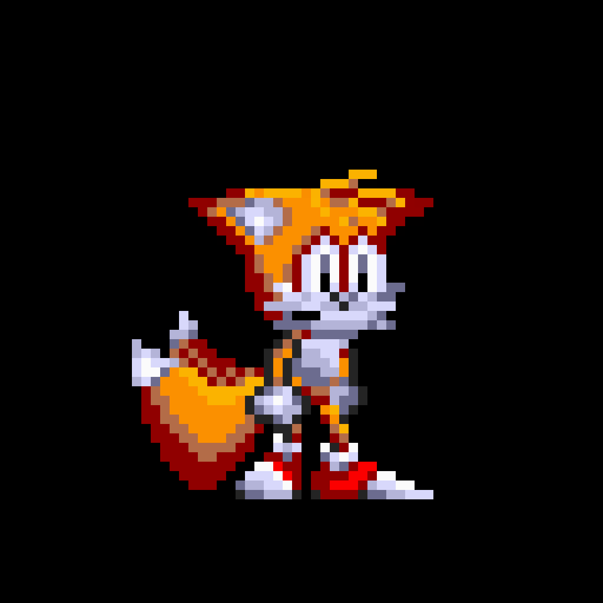 Pixilart - Custom Tails sprite by Drfarttingus
