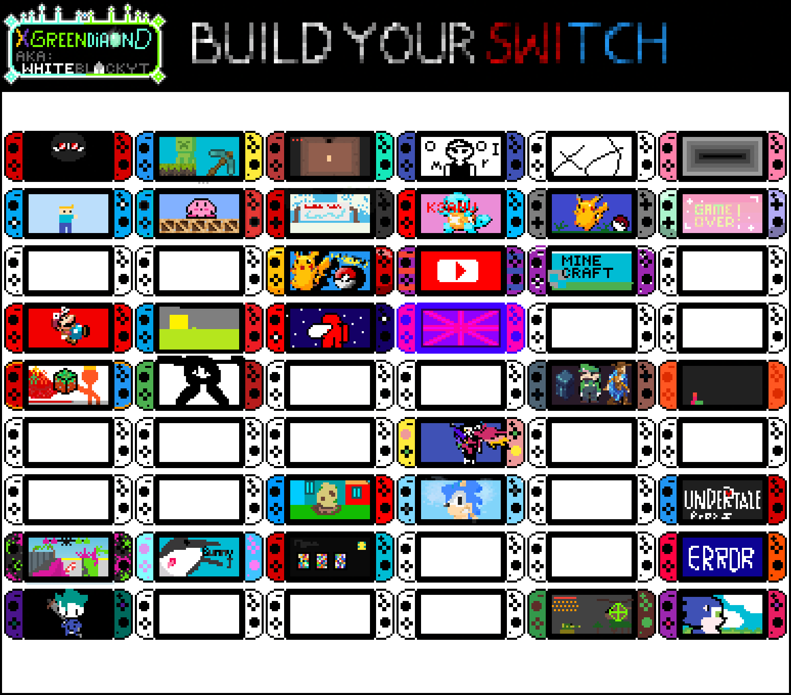 Pixilart - build your switch collab by JeBee73