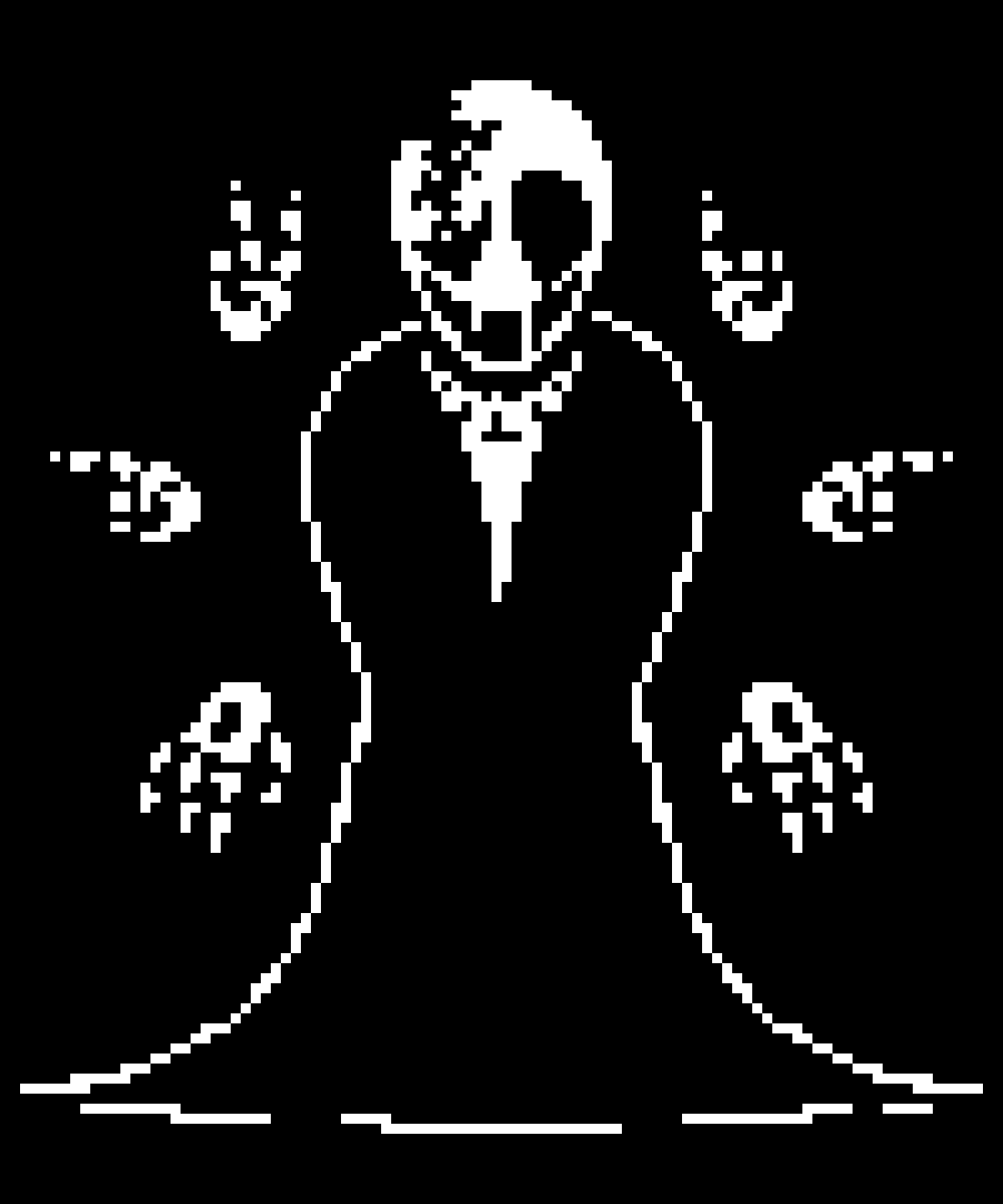 Pixilart - Gaster sprite V3 by Matthew2013