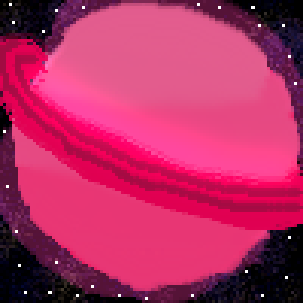Pixilart - Pink planet by frogsaregreen2