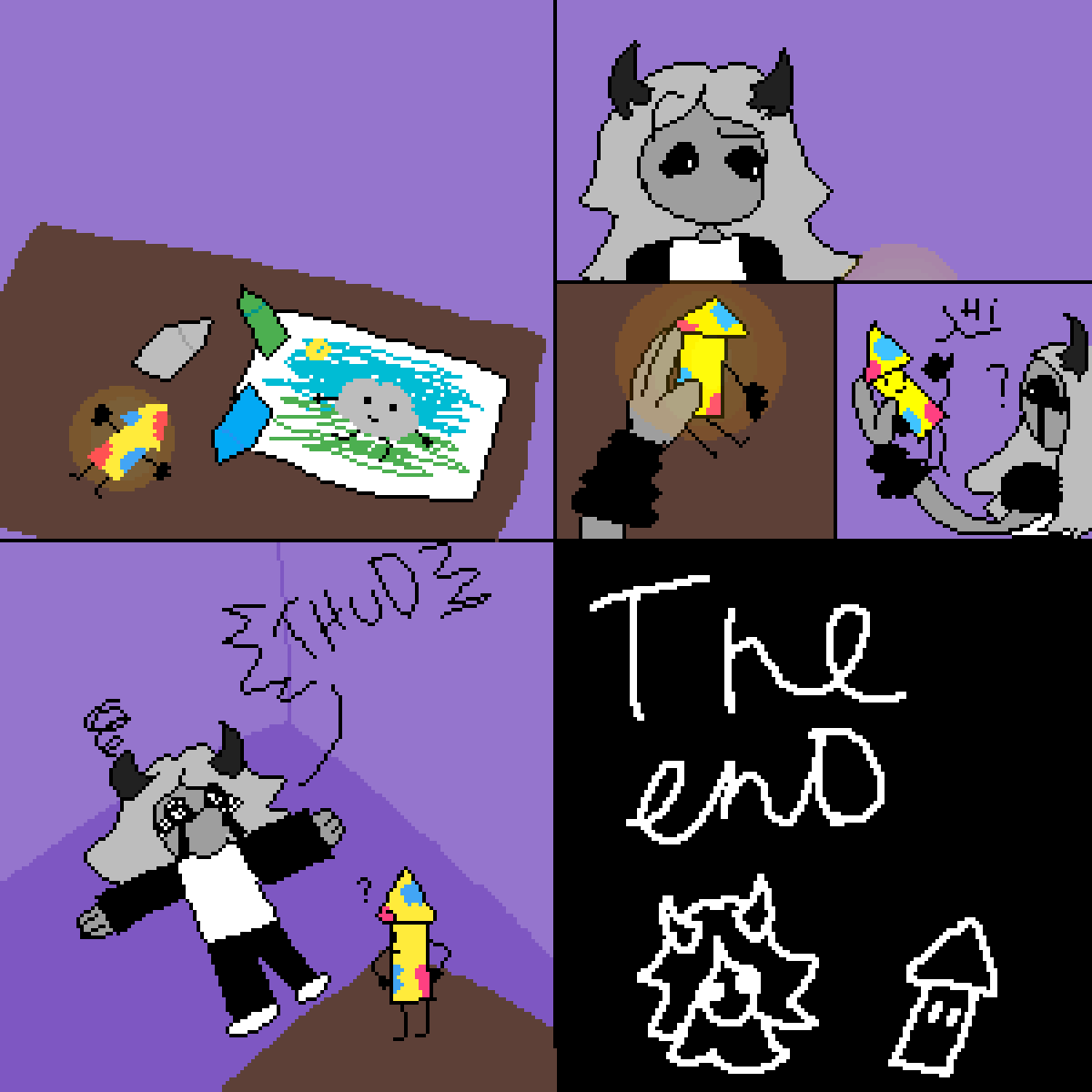 How I met crayon - Pixilart Comics