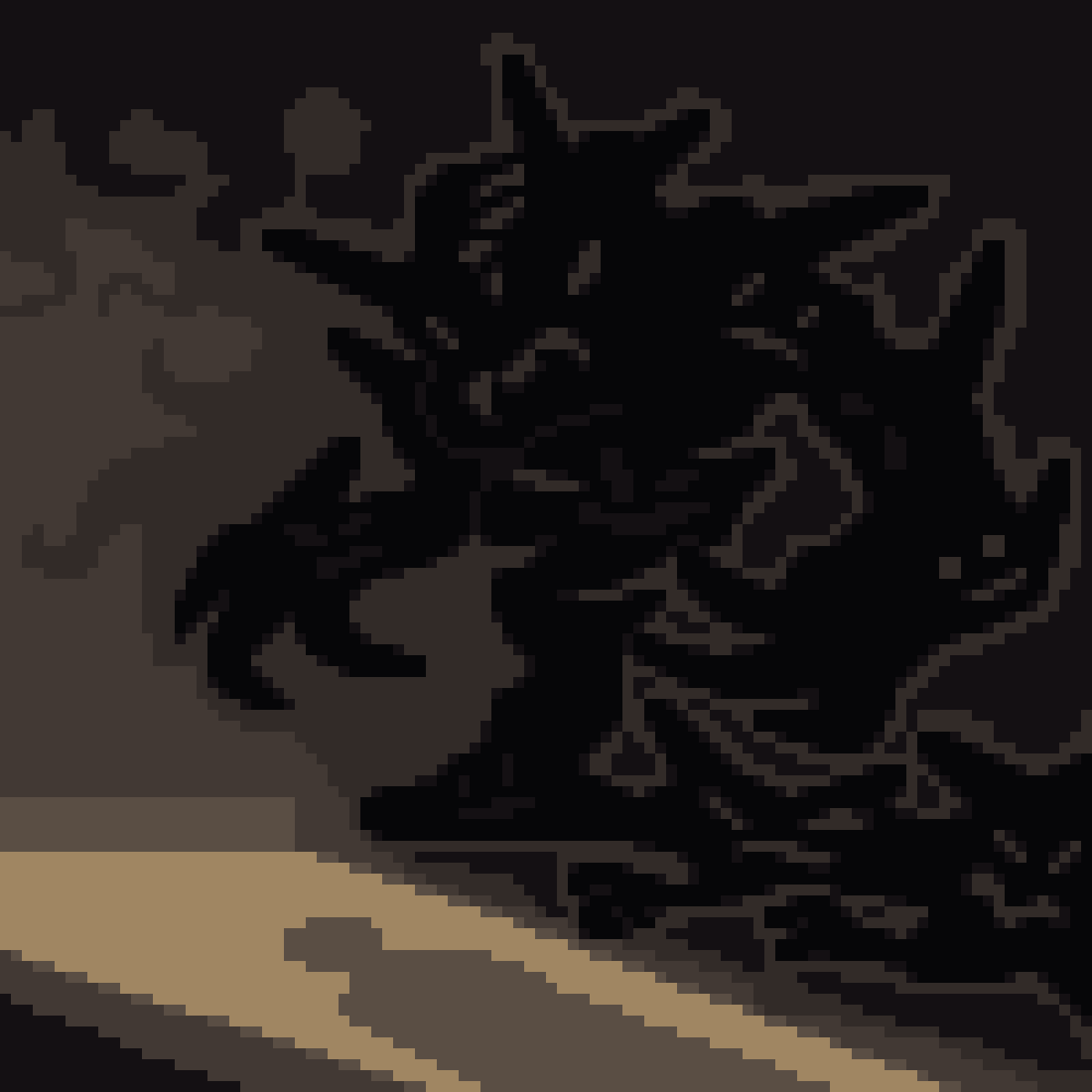 Pixilart - Monster Shadows by M1guel