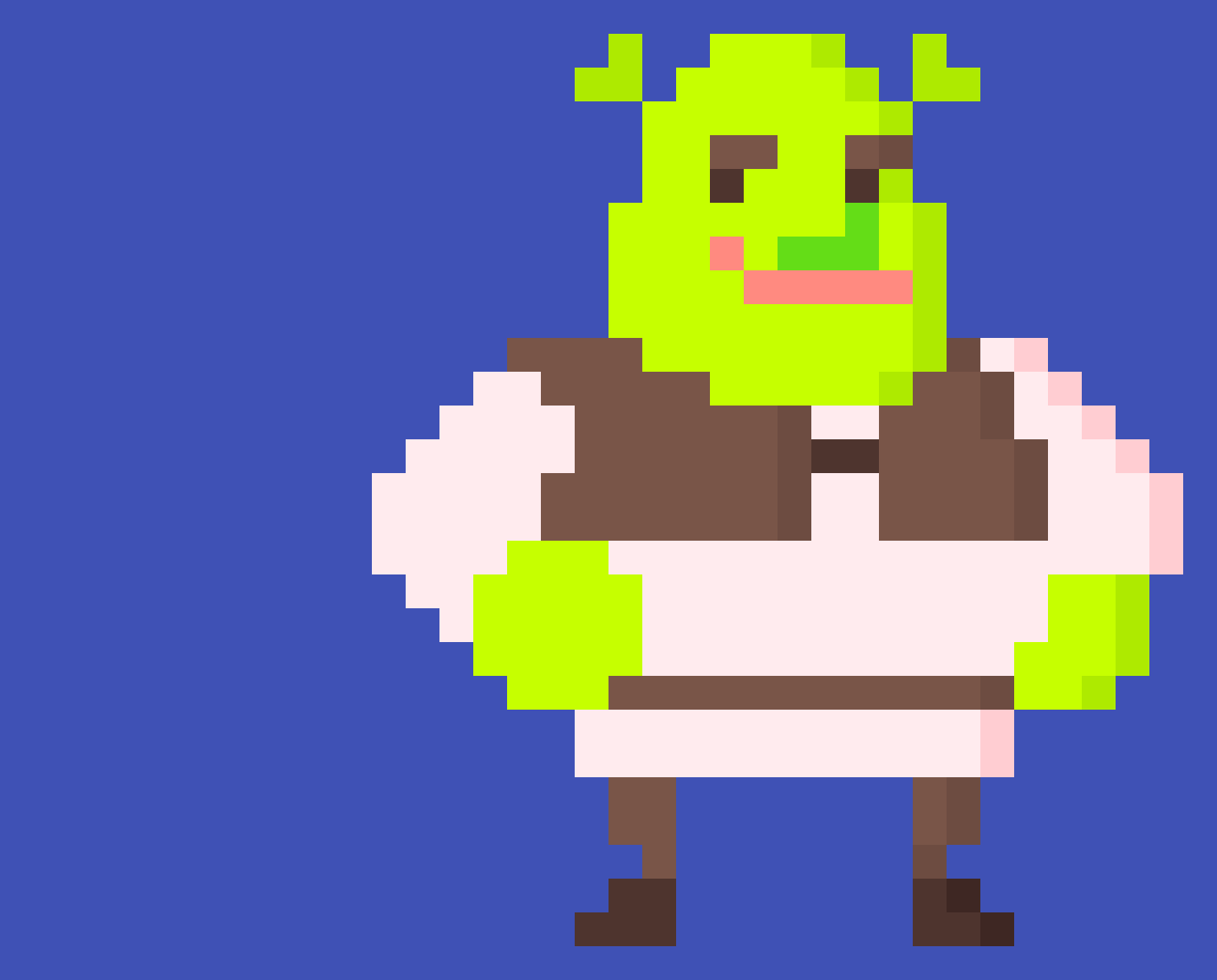 Pixilart - Mini Shrek by RamRex999