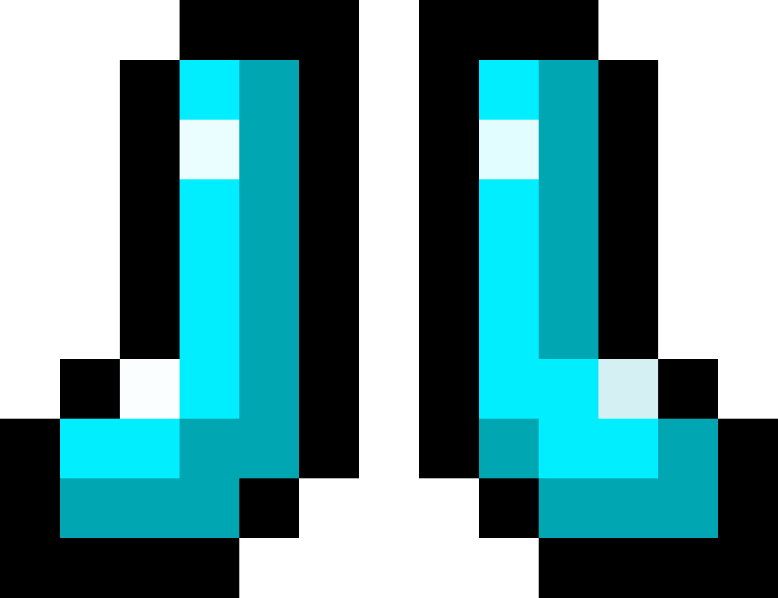 Pixilart - Minecraft Diamond Armour - Boots/Shoes by JetCloud1508061