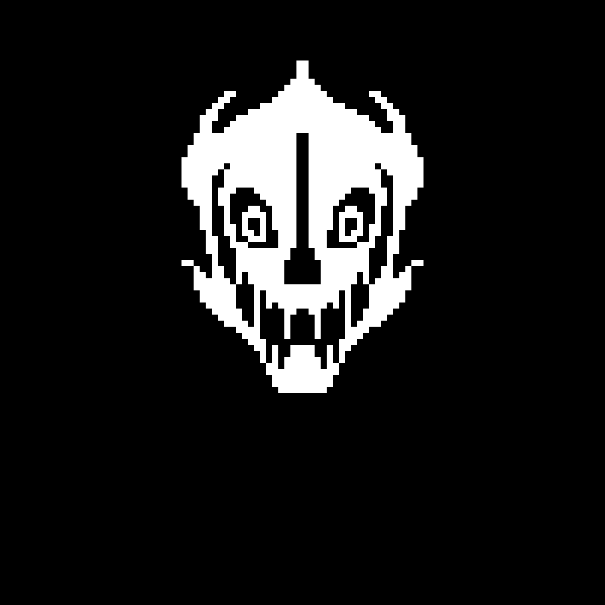 Pixilart - Gaster Blaster by PixelMixels