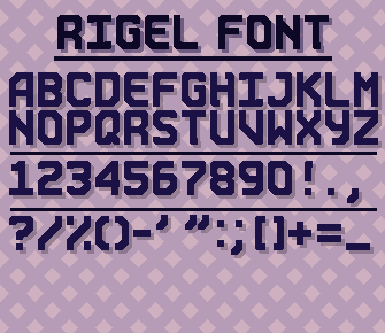 Pixilart - Rigel/Banner Font (Update) by ProcyonA